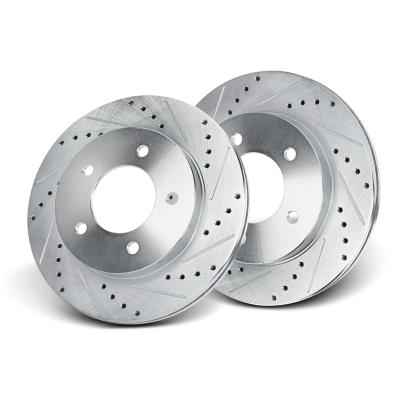 China Front Drilled Brake Rotors for Ford F-150 1997-2004 4WD with 5-Lug for sale