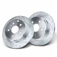 China Rear Drilled Brake Rotors for Toyota RAV4 2006-2018 Lexus HS250h 2010-2012 for sale