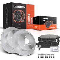 China Rear Drilled Rotors & Ceramic Brake Pads for Subaru Legacy Outback 05-09 for sale