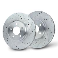 China Front Drilled Brake Rotors for Chrysler 300 Dodge Challenger Charger Magnum for sale
