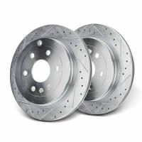 China Rear Drilled Brake Rotors for Buick Enclave Chevy Traverse GMC Acadia Saturn for sale