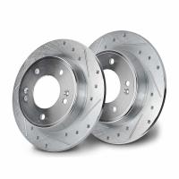 China Rear Drilled Brake Rotors for Hyundai Elantra 11-20 Kia Soul Forte Koup for sale