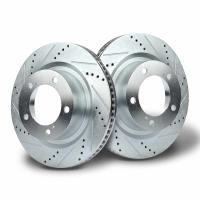 China Front Drilled Brake Rotors for Toyota Land Cruiser Tundra Sequoia Lexus for sale