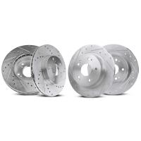 China Front & Rear Drilled Brake Rotors for Honda Accord 2005-2017 L4 2.4L Civic 2015 for sale