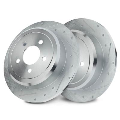 China Rear Drilled Brake Rotors for Jeep Liberty 2008-2012 Dodge Nitro 2007-2011 for sale