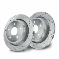 China Rear Drilled Brake Rotors for Chrysler Aspen 07-09 Dodge Durango Ram for sale