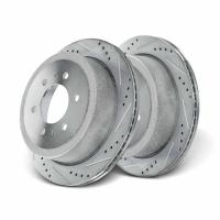 China Rear Drilled Brake Rotors for Ford F-150 04-11 Lincoln Mark LT 06-08 6 Lug for sale