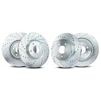 China Front & Rear Drilled Brake Rotors for Nissan Maxima 2009-2014 2016-2017 for sale