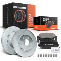 China Rear Drilled Rotors & Ceramic Brake Pads for Chrysler Town & Country Dodge Ram for sale