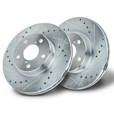 China Front Drilled Brake Rotors for Subaru Impreza 1994-2001 Legacy 90-01 for sale