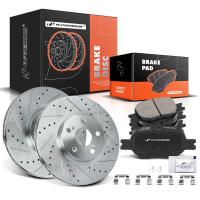 China Front Drilled Rotors & Ceramic Brake Pads for Toyota Celica 00-05 tC 05-10 for sale