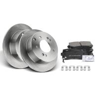 China Rear Disc Brake Rotors & Ceramic Brake Pads for Kia Forte Forte Koup 2010-2013 for sale