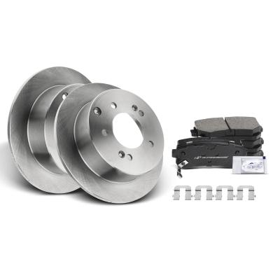 China Rear Disc Brake Rotors & Ceramic Brake Pads for Kia Forte Forte Koup 2010-2013 for sale