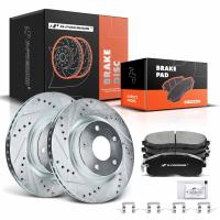 China Front Drilled Rotors & Ceramic Brake Pads for Nissan Altima 2007-2013 for sale