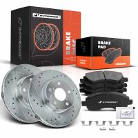 China Front Drilled Rotors & Ceramic Brake Pads for Chevy GMC Envoy Buick Isuzu for sale