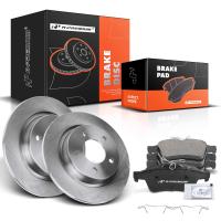 China Rear Disc Brake Rotors & Ceramic Brake Pads for Mazda 3 2005-2013 L4 2.3L 2.5L for sale