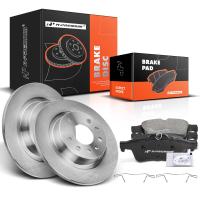 China Rear Disc Brake Rotors & Ceramic Brake Pads for Saab 9-3 2004-2011 9-3X L4 2.0L for sale