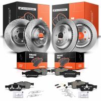 China Front & Rear Disc Brake Rotors & Ceramic Brake Pads for Mercedes-Benz GL320 R350 for sale