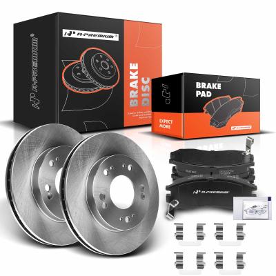 China Front Disc Brake Rotors & Ceramic Brake Pads for Mitsubishi Eclipse Dodge for sale