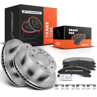 China Rear Disc Brake Rotors & Ceramic Brake Pads for Chevrolet Silverado 2500 HD GMC for sale