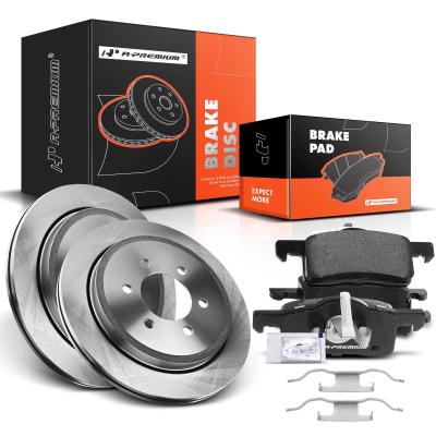 China Rear Disc Brake Rotors & Ceramic Brake Pads for Ford Expedition Lincoln 03-06 for sale
