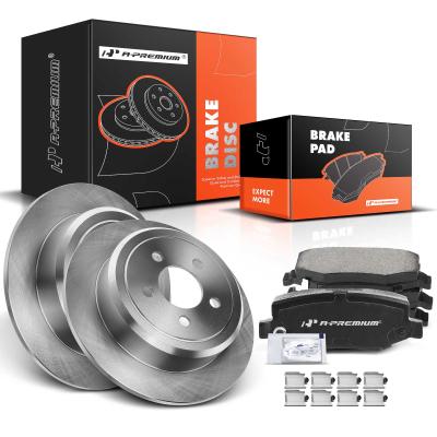 China Rear Disc Brake Rotors & Ceramic Brake Pads for Dodge Nitro 07-11 Jeep Liberty for sale