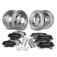 China Front & Rear Disc Brake Rotors & Ceramic Brake Pads for Kia Optima Hyundai for sale