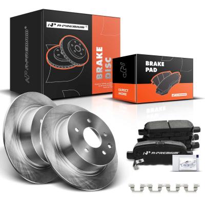 China Rear Disc Brake Rotors & Ceramic Brake Pads for Nissan Altima 2002-2020 Juke for sale