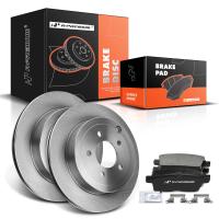 China Rear Disc Brake Rotors & Ceramic Brake Pads for Ford Edge Lincoln MKX 3.5L for sale