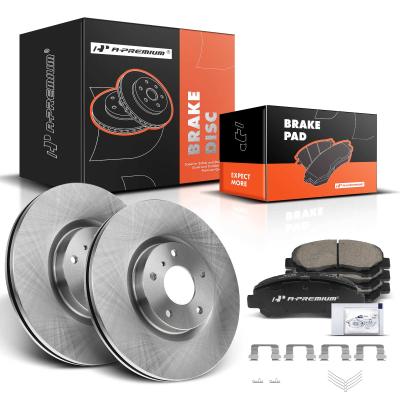 China Front Disc Brake Rotors & Ceramic Brake Pads for Nissan Maxima 2009-2017 V6 3.5L for sale