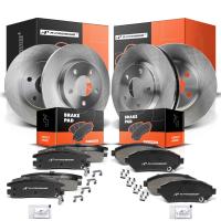 China Front & Rear Disc Brake Rotors & Ceramic Brake Pads for Cadillac DeVille Buick for sale
