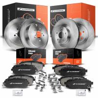 China Front & Rear Disc Brake Rotors & Ceramic Brake Pads for Subaru BRZ 2013-2016 for sale