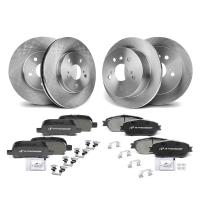 China Front & Rear Disc Brake Rotors & Ceramic Brake Pads for Toyota Avalon Solara for sale