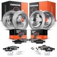 China Front & Rear Disc Brake Rotors & Ceramic Brake Pads for Mercedes-Benz ML320 W164 for sale