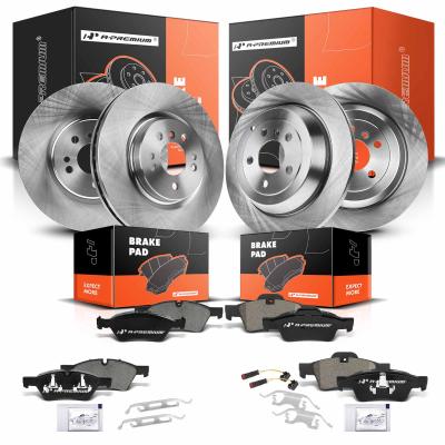 China Front & Rear Disc Brake Rotors & Ceramic Brake Pads for Mercedes-Benz ML320 W164 for sale