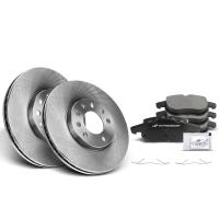China Front Disc Brake Rotors & Ceramic Brake Pads for Saab 9-3 2003-2010 for sale