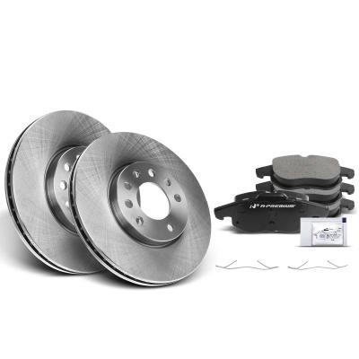 China Front Disc Brake Rotors & Ceramic Brake Pads for Saab 9-3 2003-2010 for sale