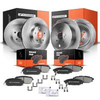 China Front & Rear Disc Brake Rotors & Ceramic Brake Pads for Subaru Forester 2.5L for sale