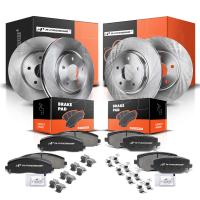 China Front & Rear Disc Brake Rotors & Ceramic Brake Pads for Dodge Grand Caravan for sale