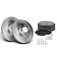 China Front Disc Brake Rotors & Ceramic Brake Pads for Ford Crown Victoria Lincoln for sale
