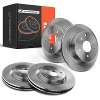 China Front & Rear Disc Brake Rotors for Nissan Rogue 2008-2017 Rogue Select 2014-2015 for sale