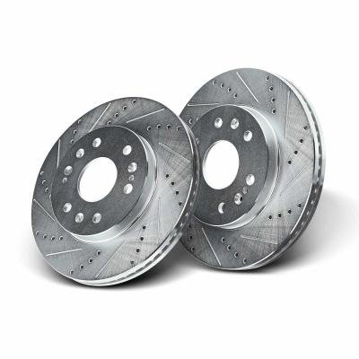 China Front Drilled Brake Rotors for Chevrolet Silverado 1500 Suburban GMC Yukon for sale
