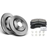 China Front Disc Brake Rotors & Ceramic Brake Pads for Ford F-150 Lincoln 2010-2020 for sale