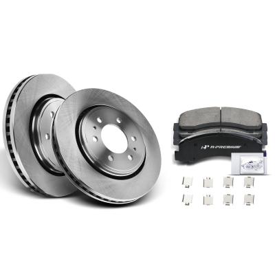 China Front Disc Brake Rotors & Ceramic Brake Pads for Ford F-150 Lincoln 2010-2020 for sale