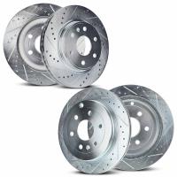 China Front & Rear Drilled Brake Rotors for Chevrolet Traverse 09-17 GMC Buick Saturn for sale