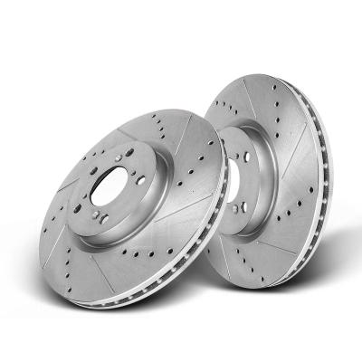 China Front Drilled Brake Rotors for Honda Pilot 2009-2015 Acura MDX ZDX RLX for sale