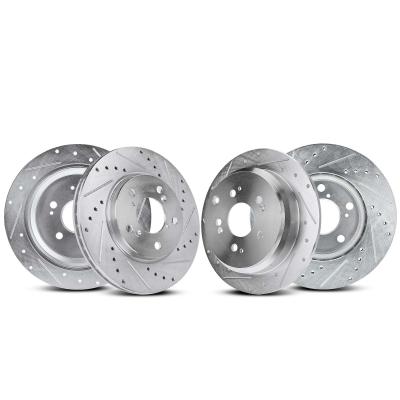 China Front & Rear Drilled Brake Rotors for Honda Odyssey 2005-2010 for sale