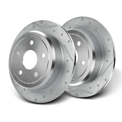 China Rear Drilled Brake Rotors for Jeep Wrangler 2007-2017 Wrangler JK 2018 for sale