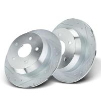 China Rear Drilled Brake Rotors for Jeep Grand Cherokee 1999-2004 L6 4.0L V8 4.7L for sale