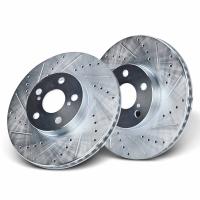 China Front Drilled Brake Rotors for Toyota Corolla Matrix 2003-2008 Pontiac Scion tC for sale